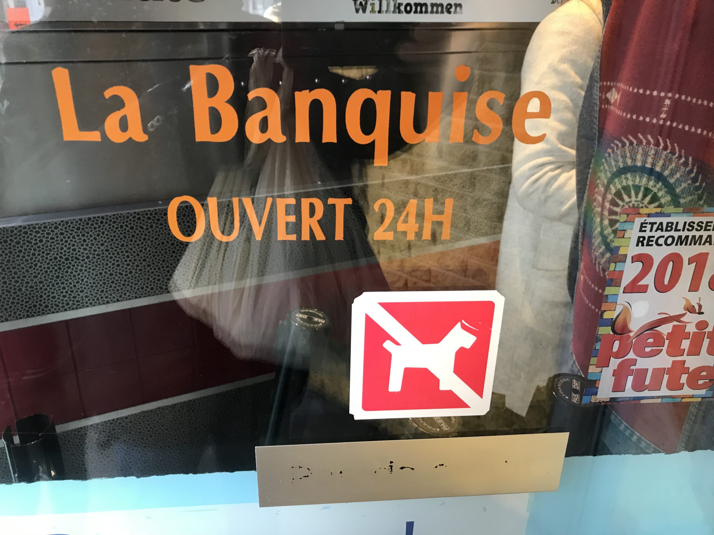 La Banquise Montreal sign - Million Mile Guy